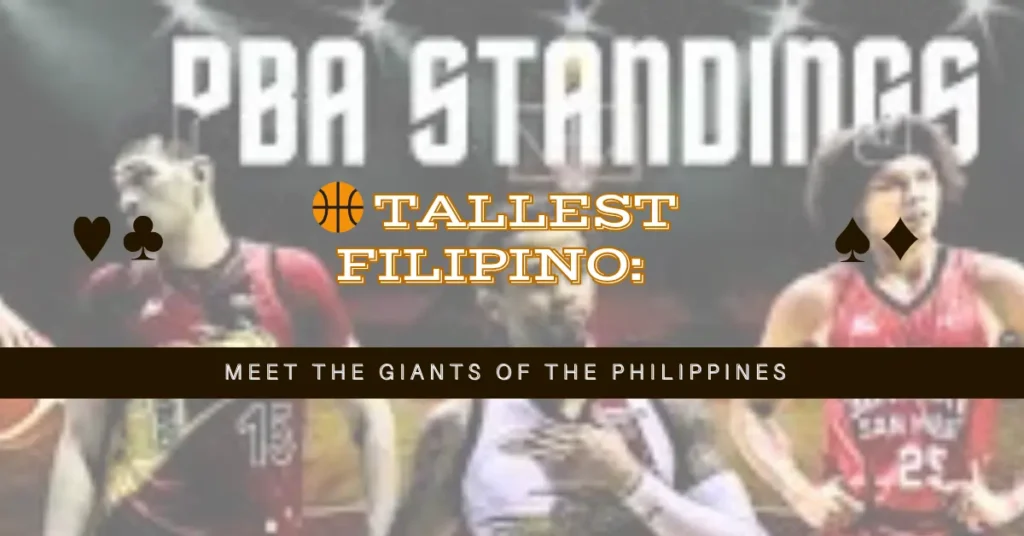 Tallest Filipino Basketball Stars Today 🏀🇵🇭
